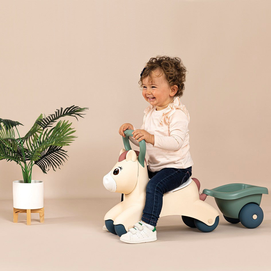 Little First Ride-On Pony with Trailer – SCANDI ANGEL
